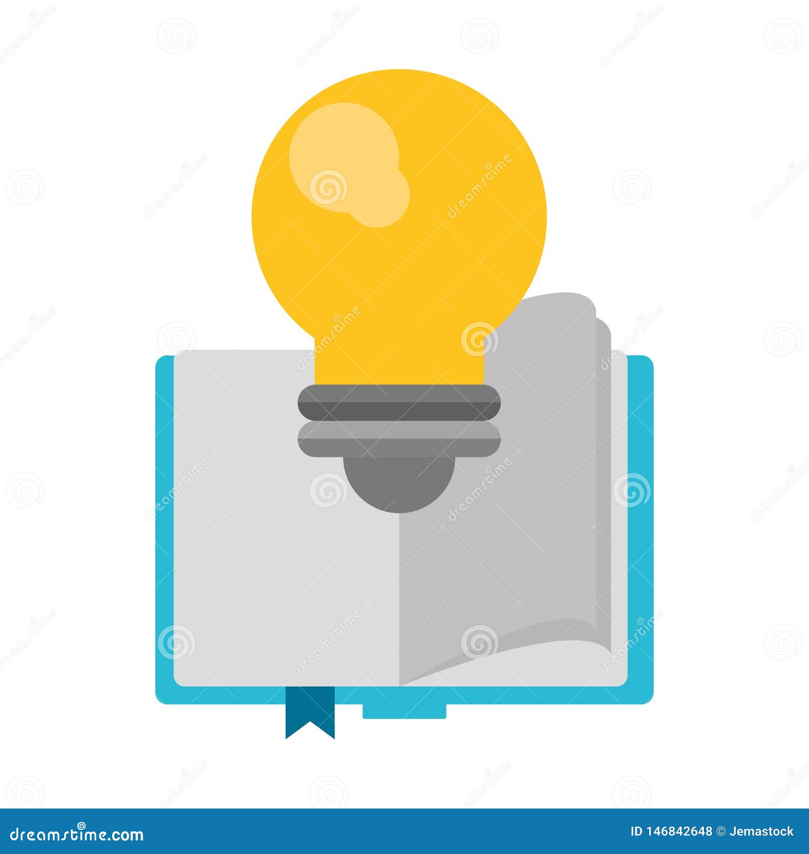 Knowledge Education Concept Cartoon Stock Vector - Illustration of ...