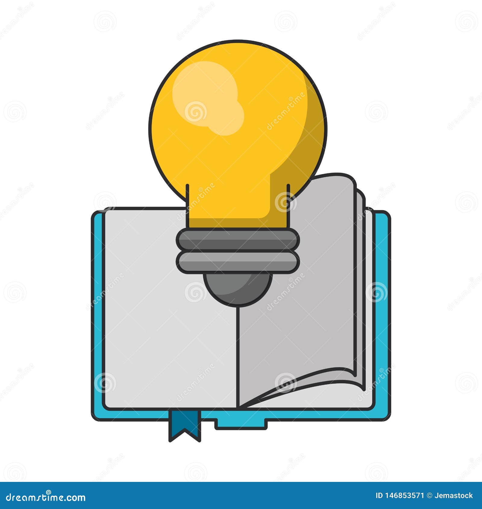 Knowledge Education Concept Cartoon Stock Vector - Illustration of ...