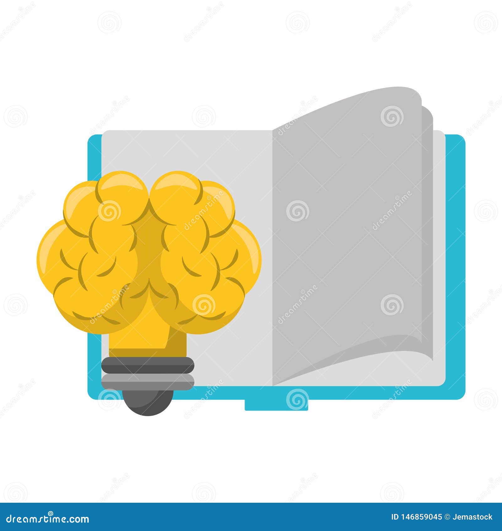 Knowledge Education Concept Cartoon Stock Vector - Illustration of ...