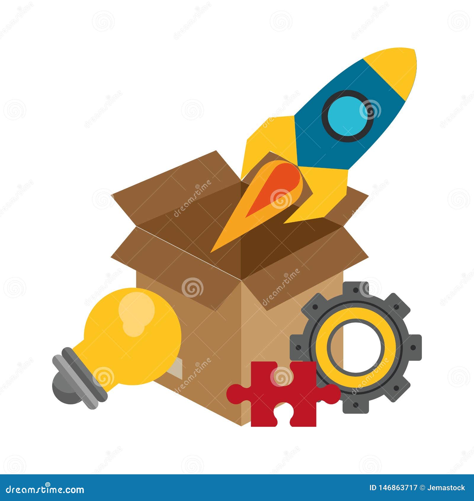 Knowledge Education Concept Cartoon Stock Vector - Illustration of ...