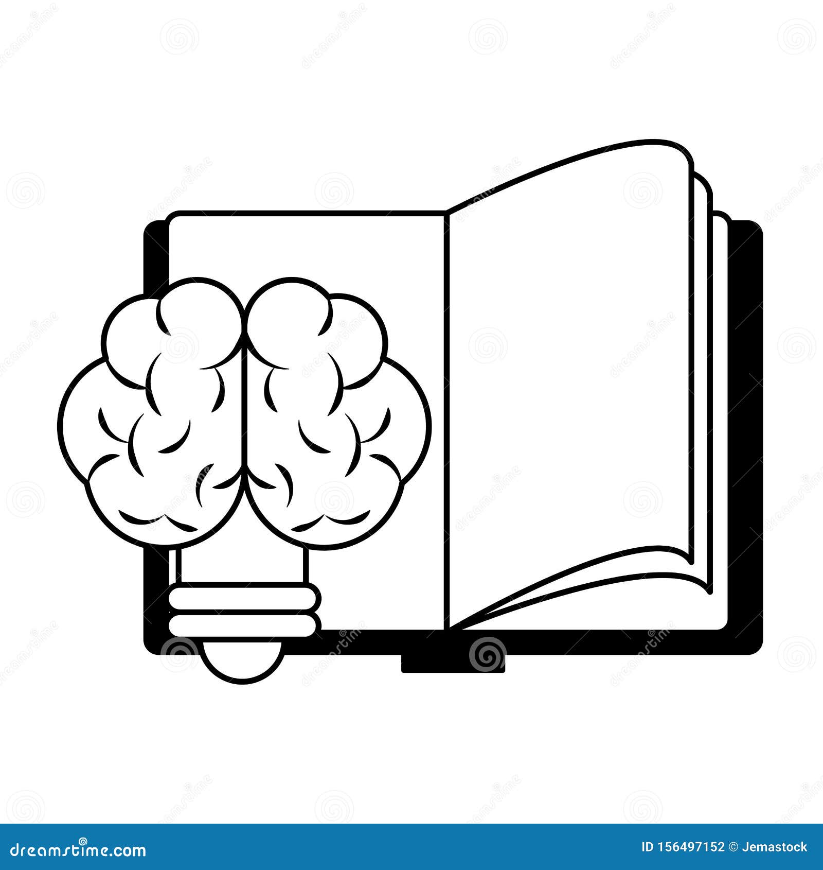 Knowledge Education Concept Cartoon Stock Vector - Illustration of ...