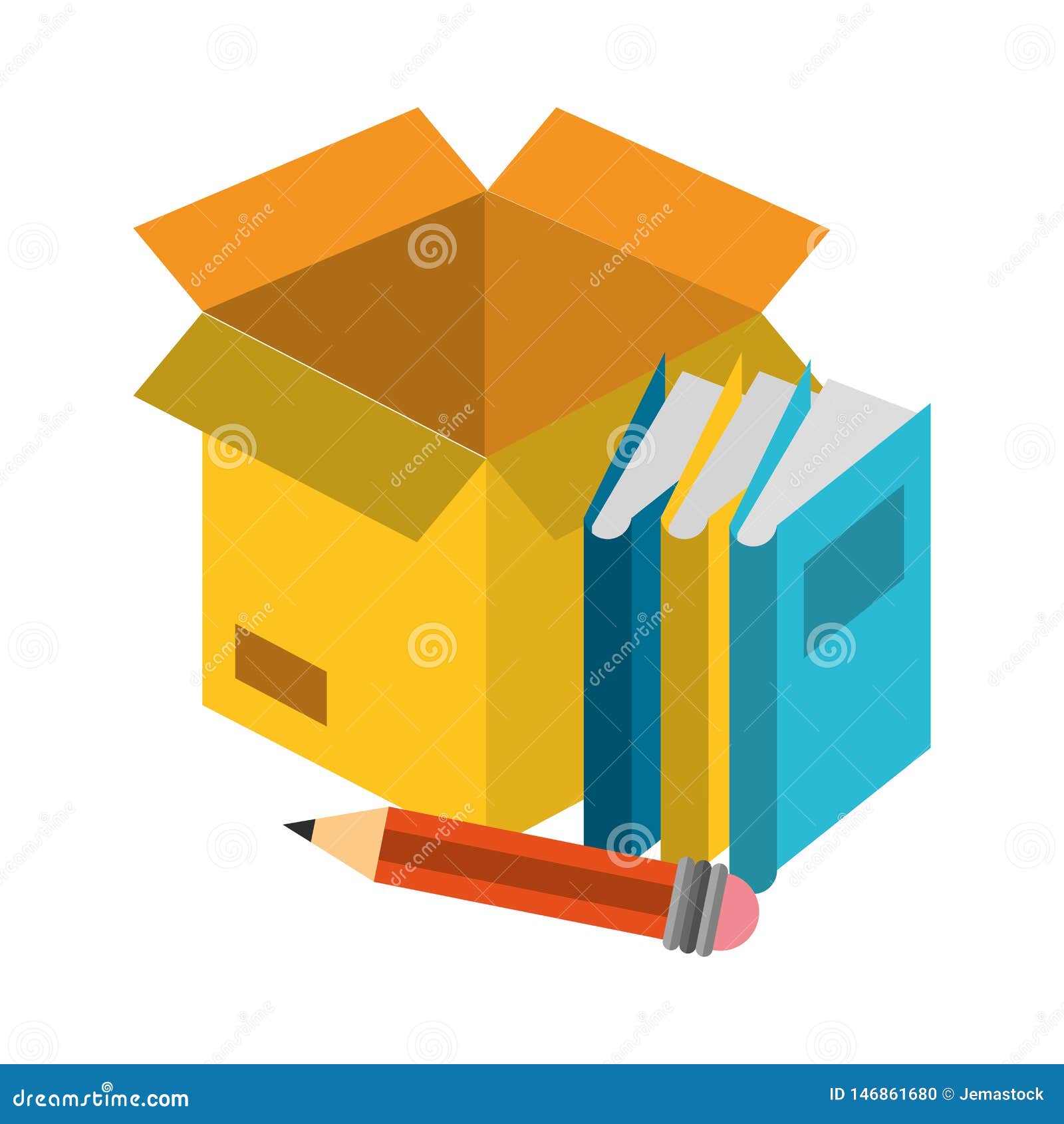 Knowledge Education Concept Cartoon Stock Vector - Illustration of ...