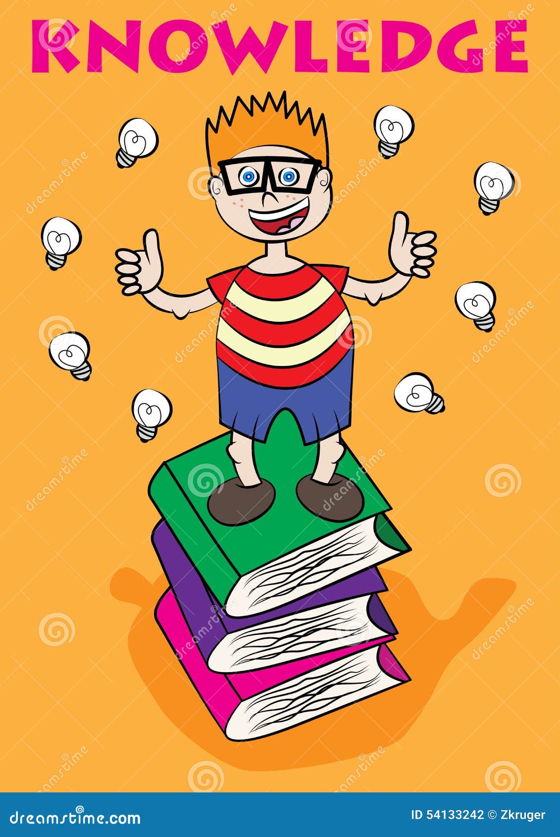 Knowledge Education Concept Stock Vector - Illustration of idea ...