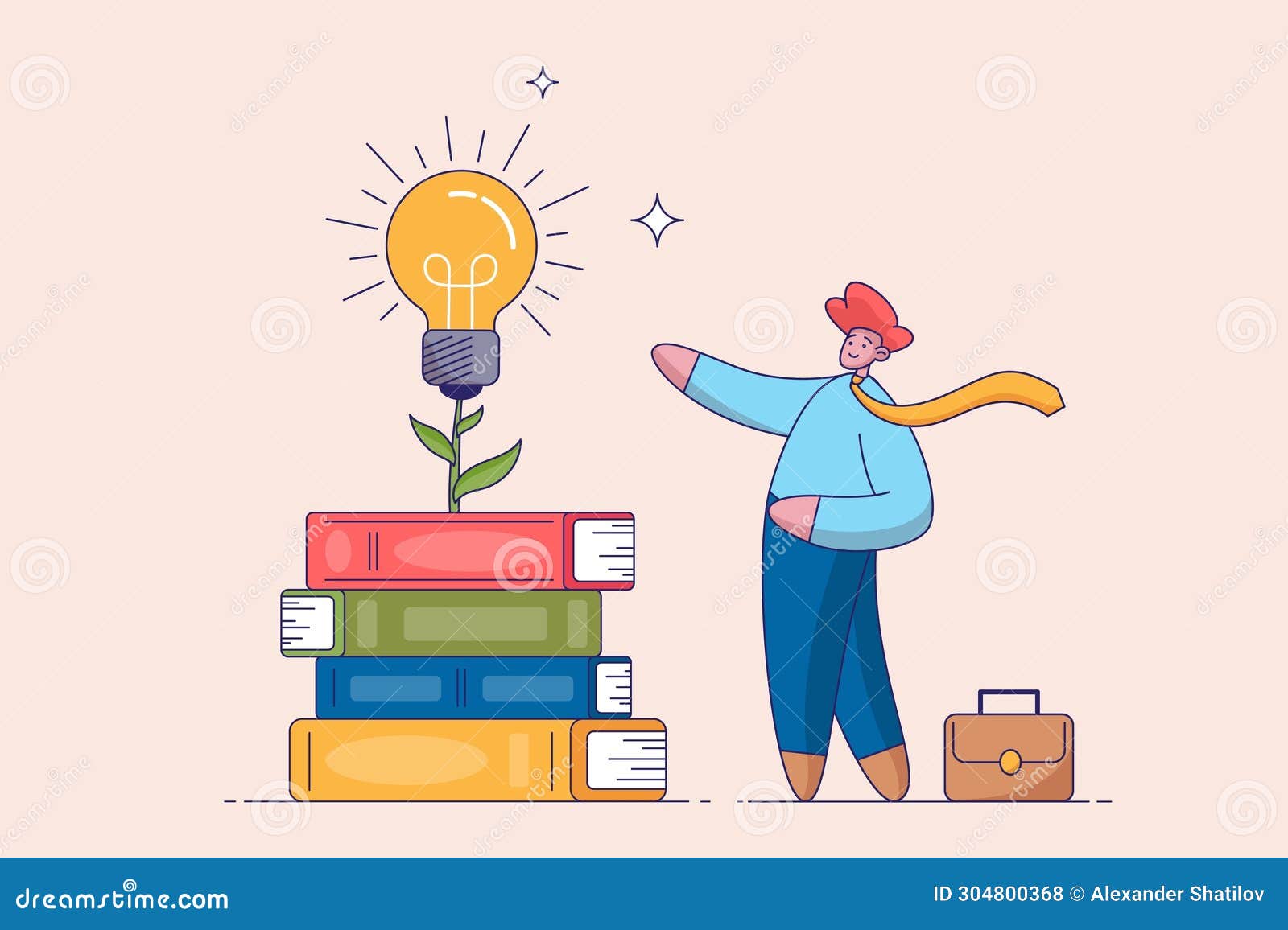 Knowledge. Education or Learning New Skill To Success. Study or Library ...