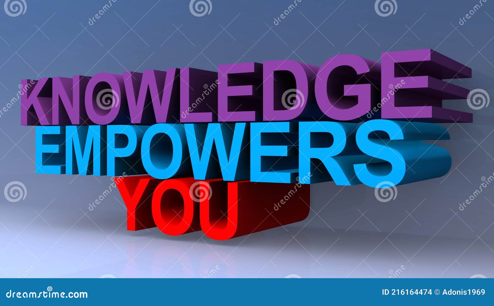 Knowledge Empowers Us - Hand Drawn On Green Chalkboard. Royalty-Free ...