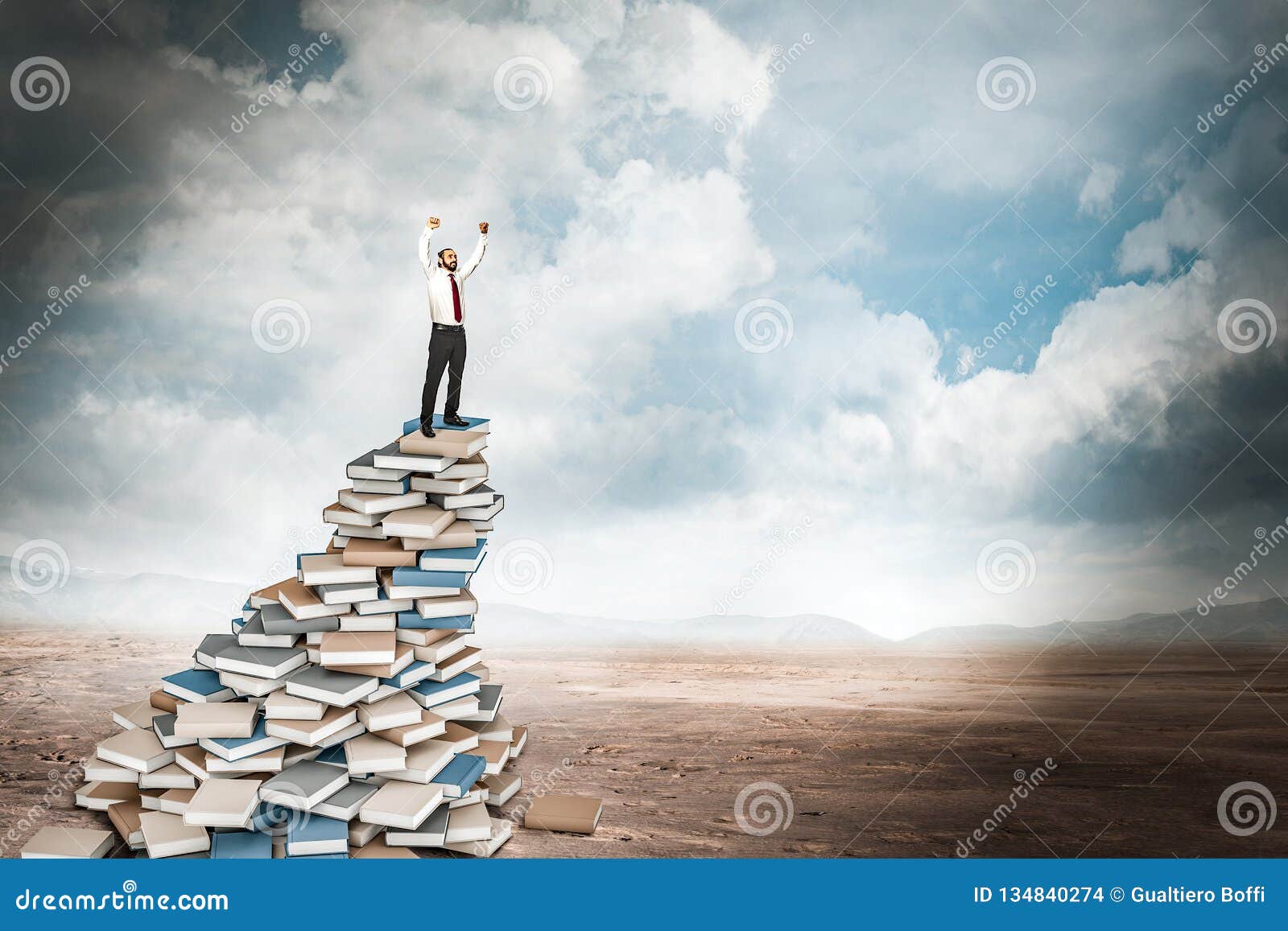 Knowledge is everything stock photo. Image of happy - 134840274
