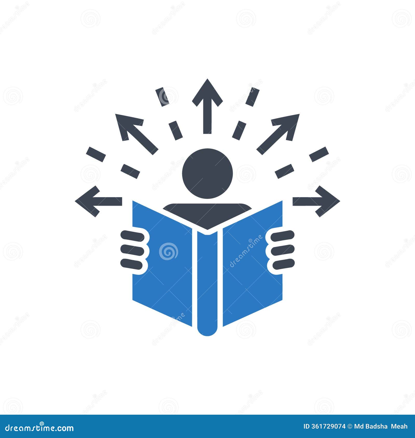 Knowledge Expansion Icon stock illustration. Illustration of knowledge ...