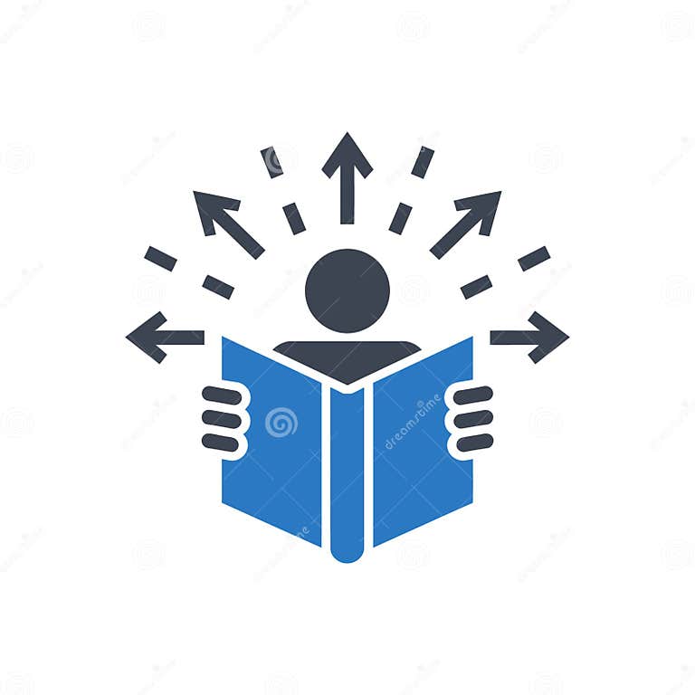 Knowledge Expansion Icon stock illustration. Illustration of knowledge ...