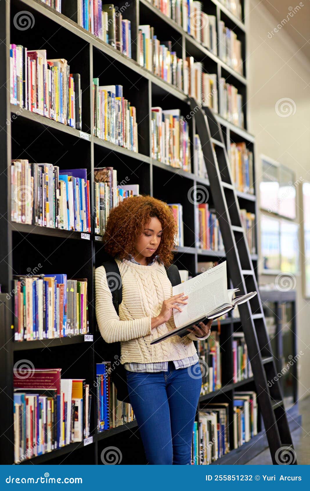Knowledge is Free at the Library... Just Bring a Container Stock Photo ...