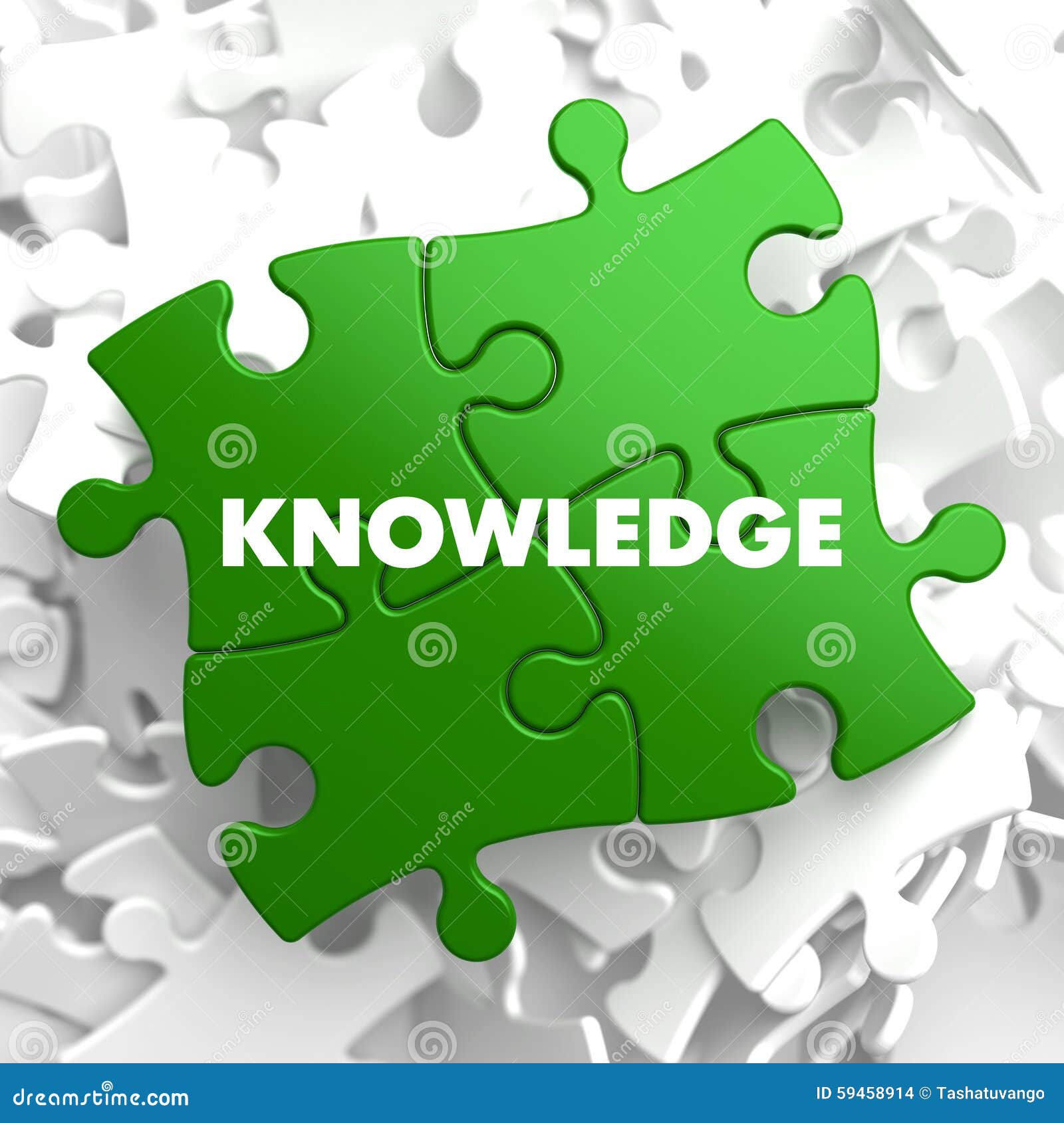 Knowledge Puzzle Pieces Data Analysis Insight Wisdom Stock Photo ...