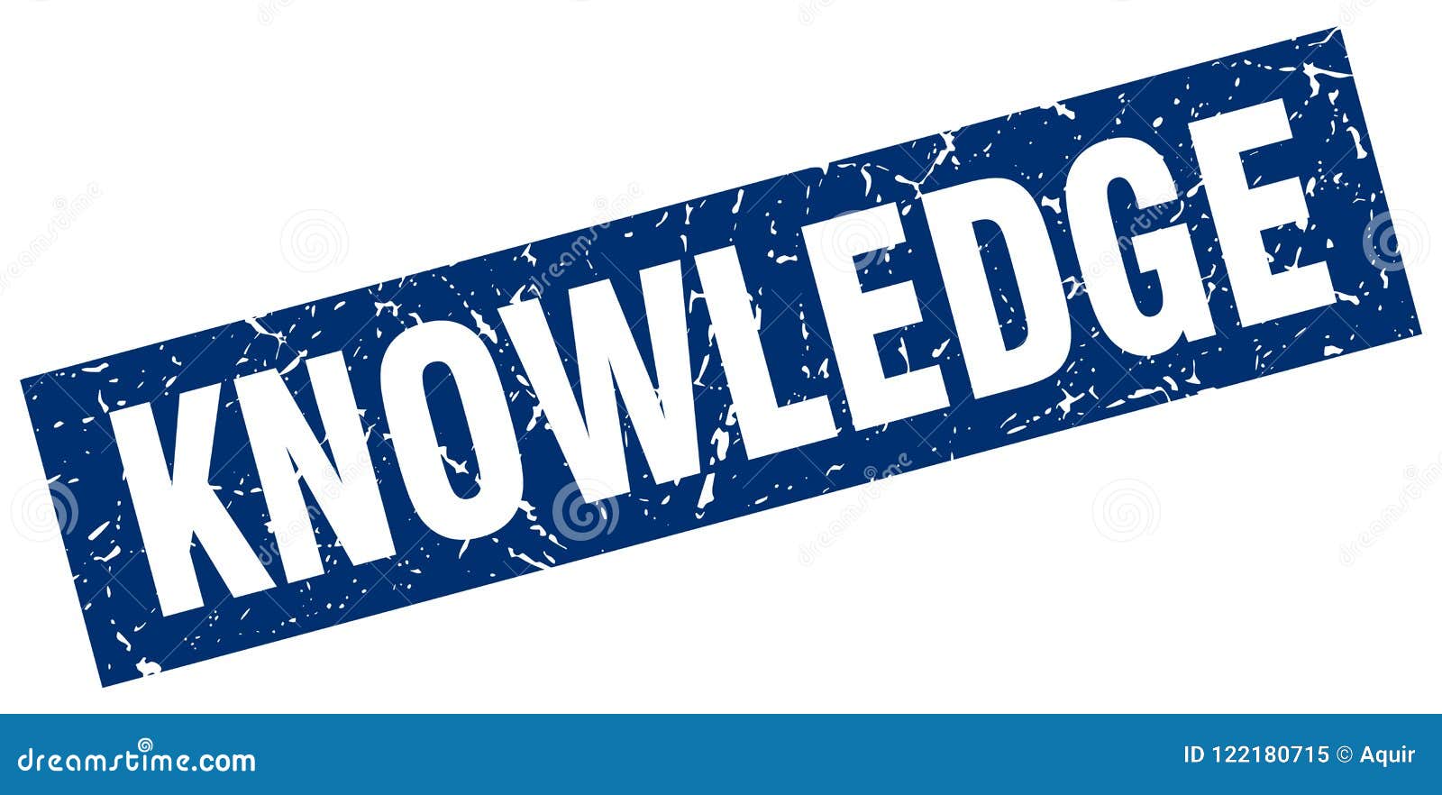 Knowledge stamp stock vector. Illustration of grungy - 122180715