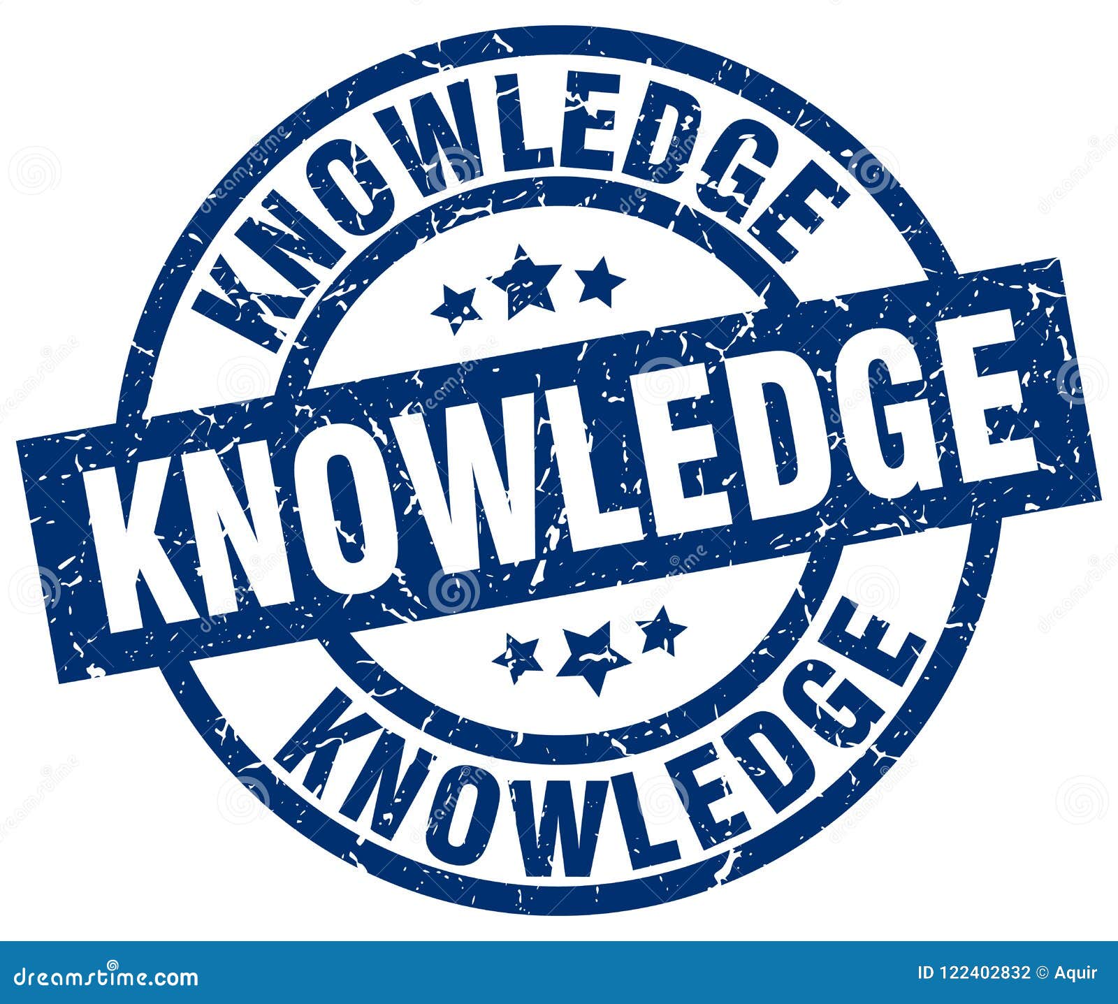 Knowledge stamp stock vector. Illustration of isolated - 122402832