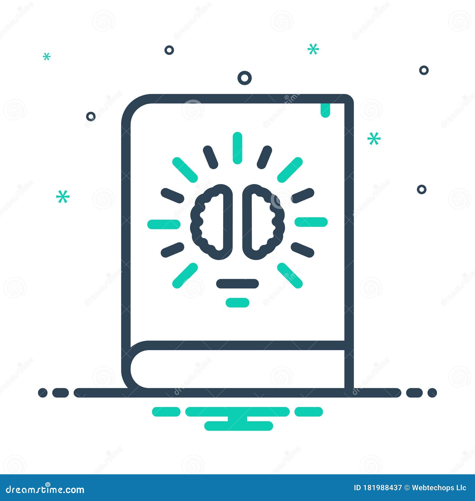 Mix Icon for Knowledge, Intelligence and Comprehension Stock Vector ...