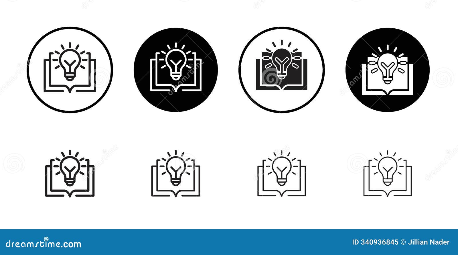Knowledge Icon Isolated Flat Vector in Outline Stock Vector ...