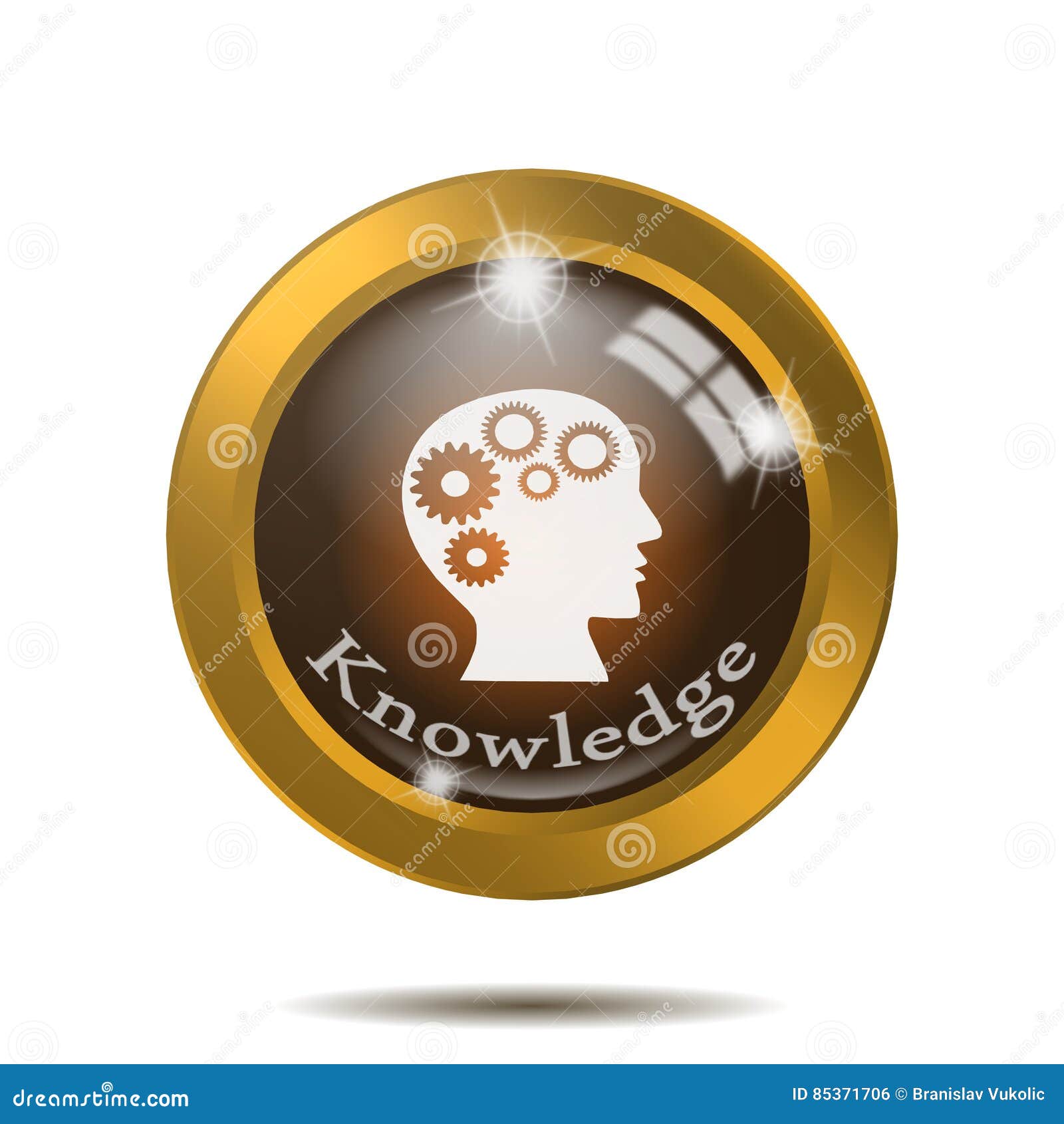 Knowledge Icon, Sign, Illustration Stock Illustration - Illustration of ...