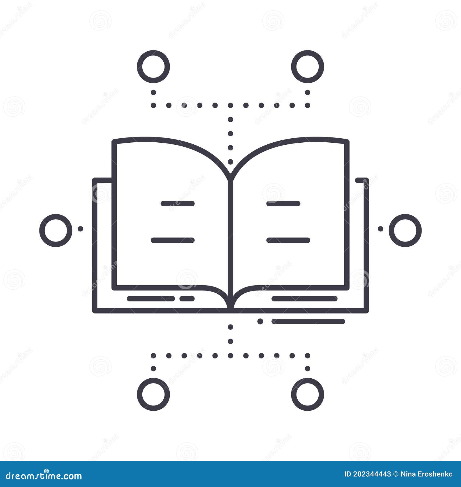 Knowledge Icon, Linear Isolated Illustration, Thin Line Vector, Web ...