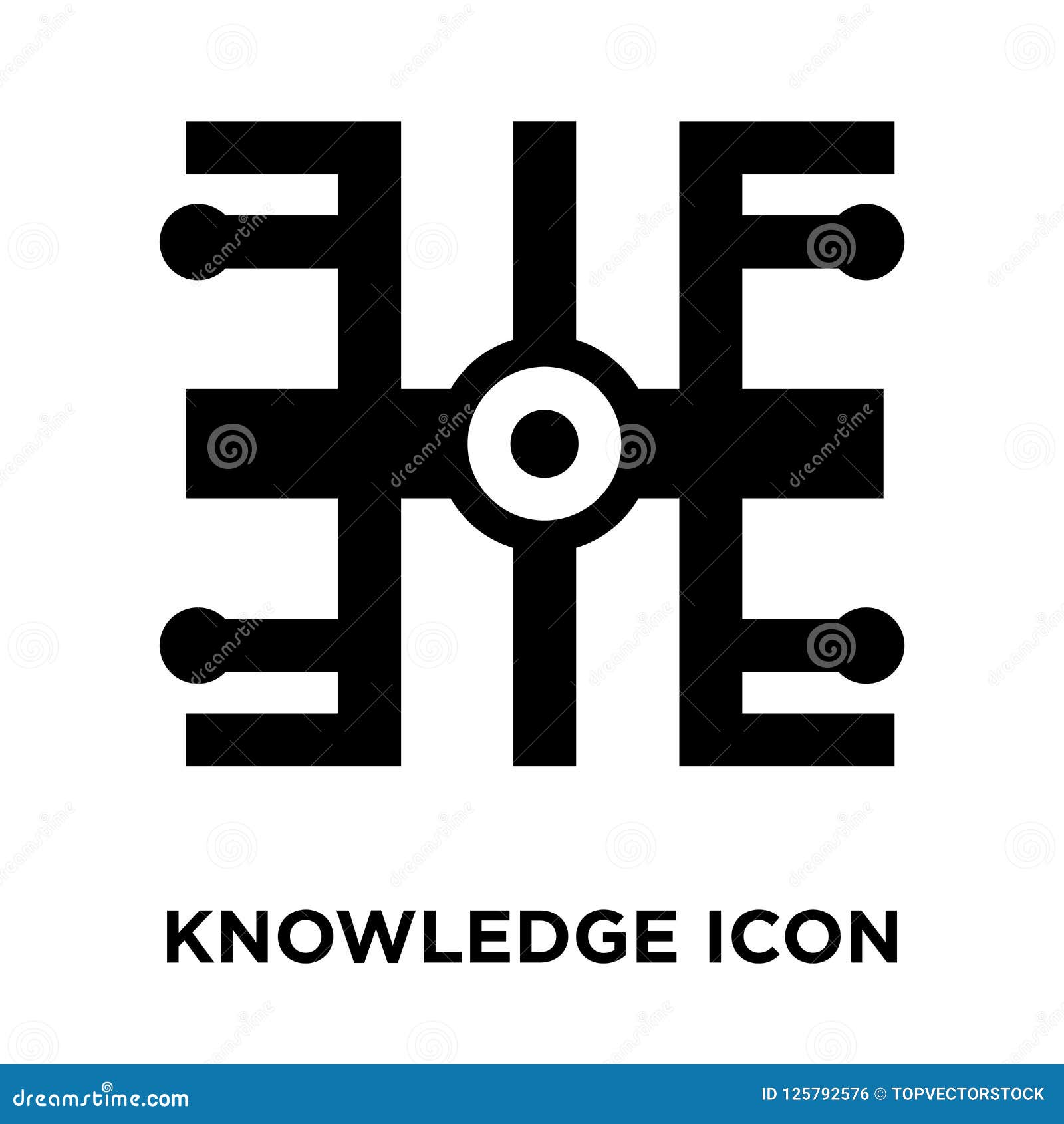 Knowledge Icon Vector Isolated on White Background, Logo Concept Stock ...
