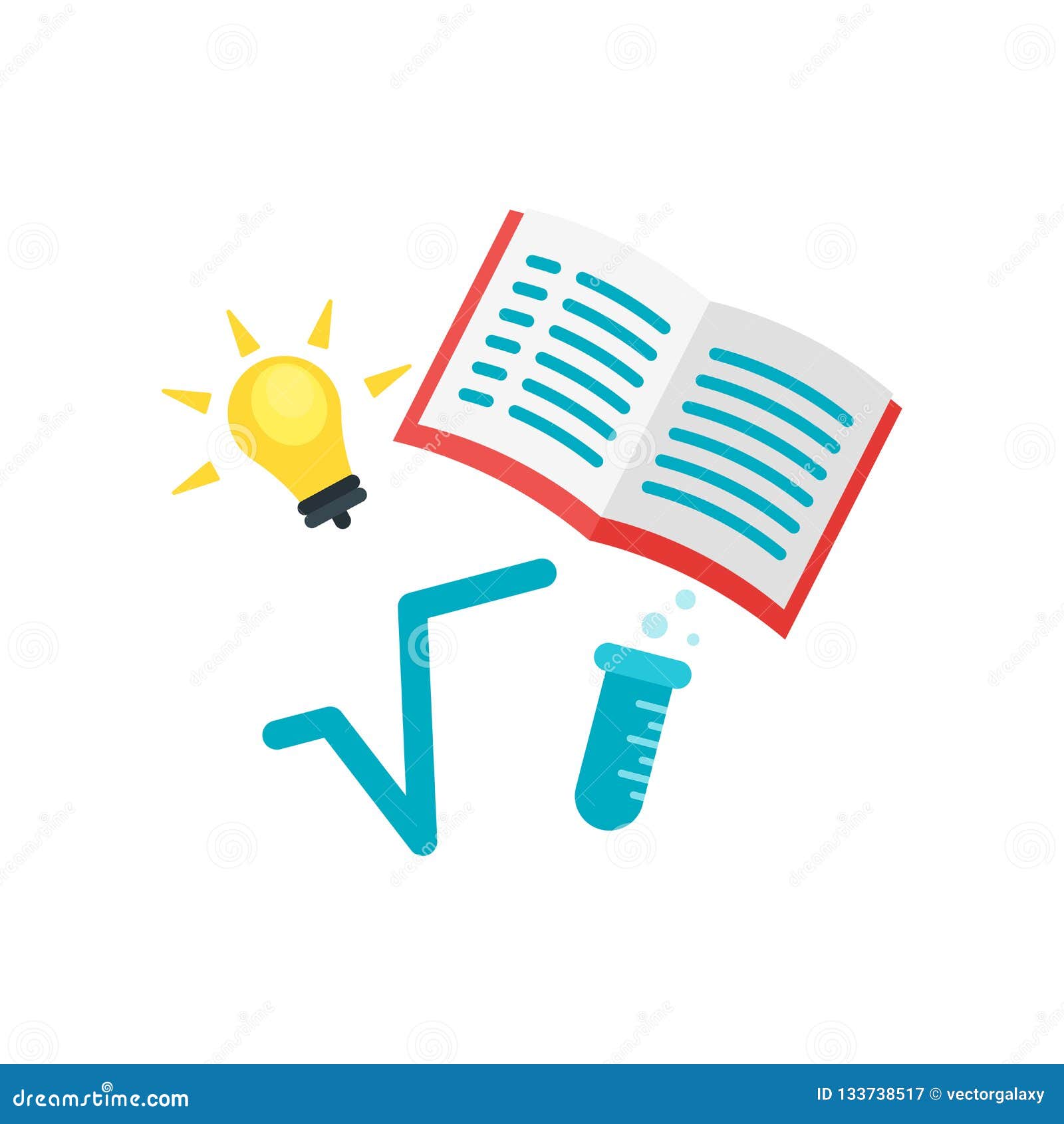 Knowledge Icon Vector Sign and Symbol Isolated on White Background ...