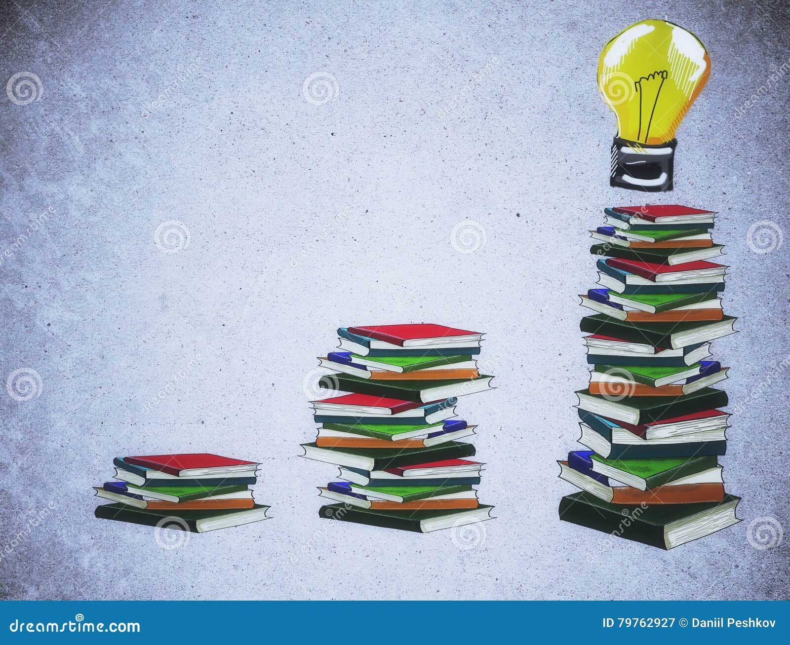 Knowledge and idea concept stock illustration. Illustration of climb ...