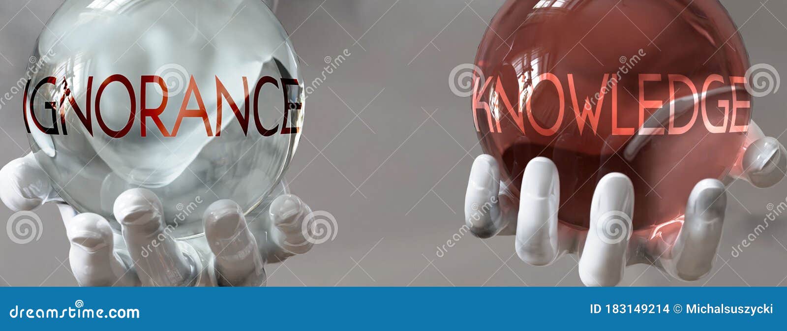 Knowledge and Ignorance in a Balanced Life - Pictured As Words ...