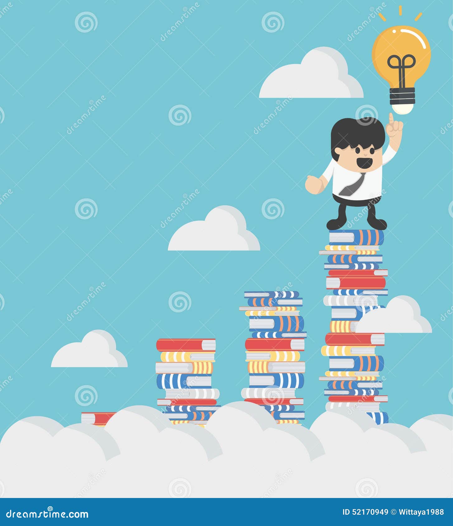 Knowledge stock vector. Illustration of literature, career - 52170949