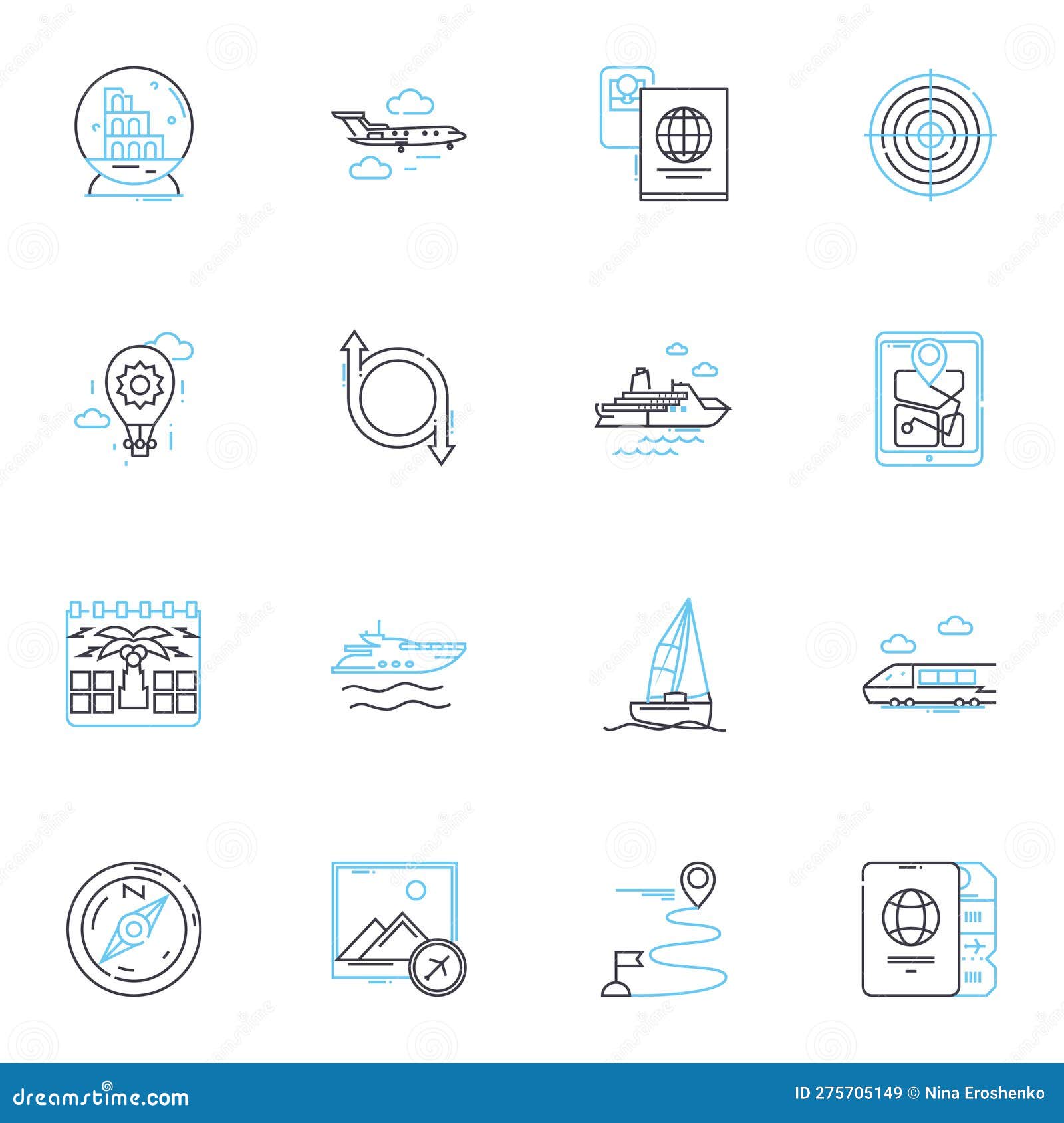Knowledge and Insight Linear Icons Set. Enlightenment, Wisdom ...