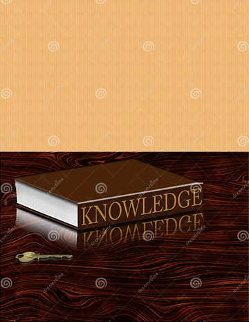 Knowledge is Key stock illustration. Illustration of metaphor - 2142509