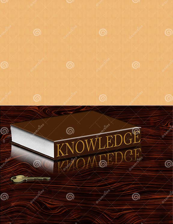 Knowledge is Key stock illustration. Illustration of metaphor - 2142509