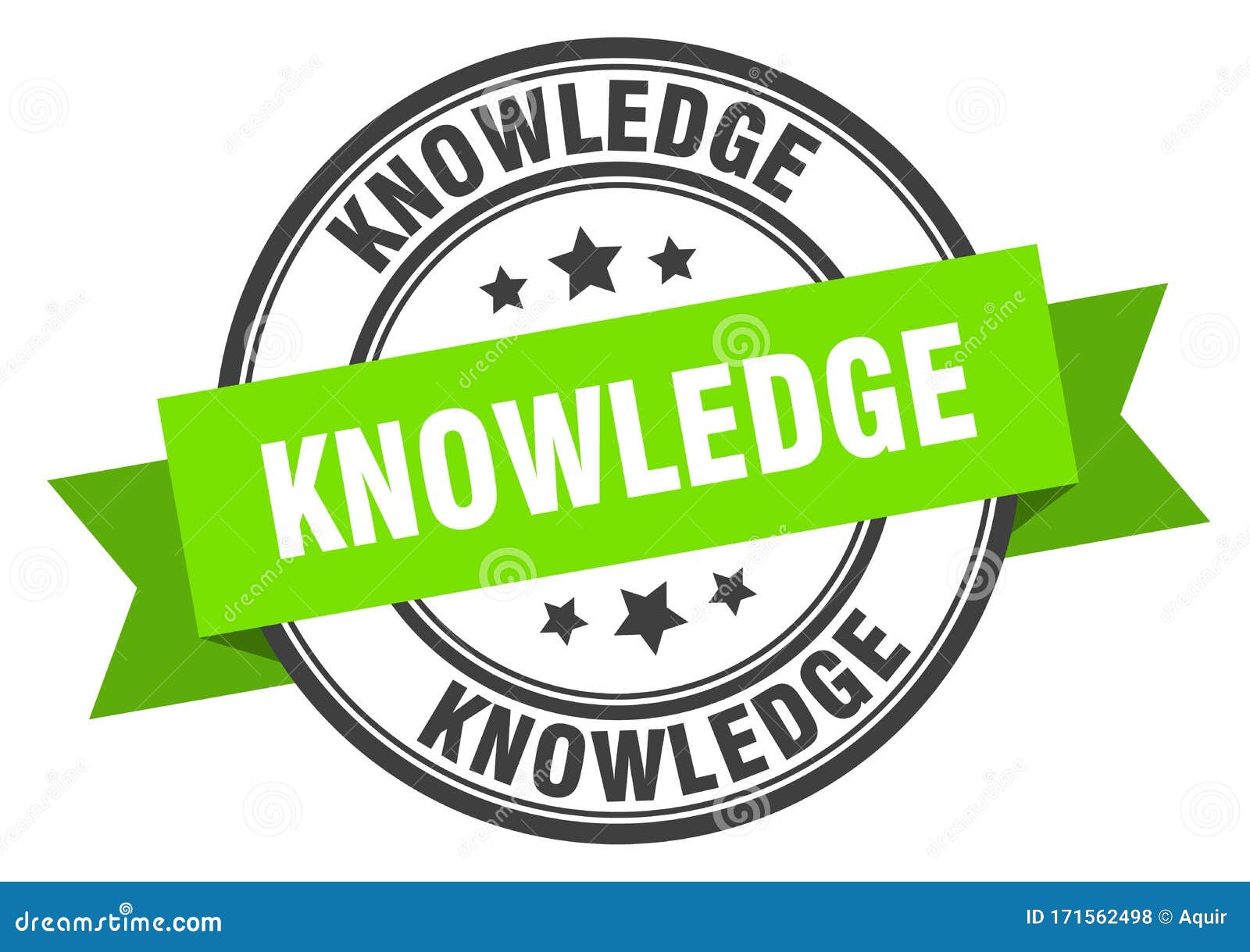 Knowledge Label. Knowledge Round Band Sign Stock Vector - Illustration ...