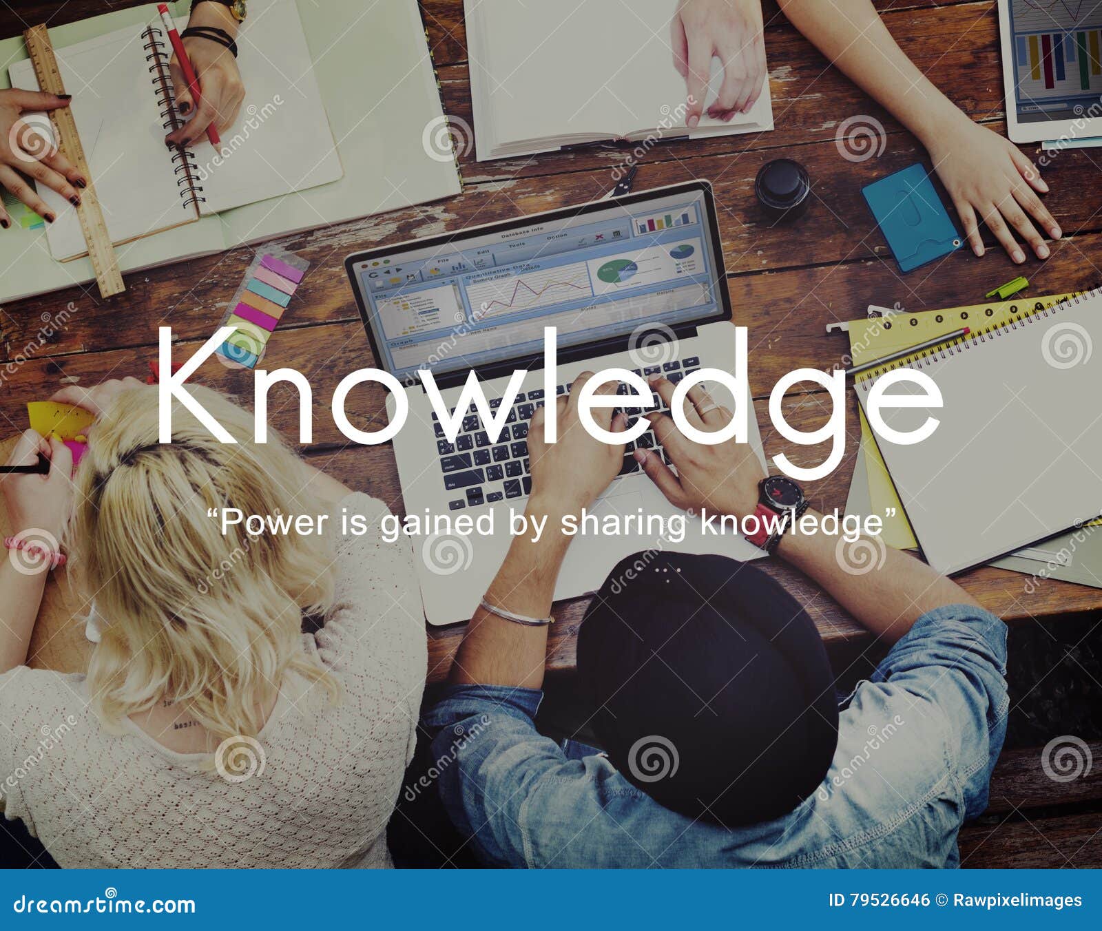 Knowledge Learn Education People Graphic Concept Stock Photo - Image of ...