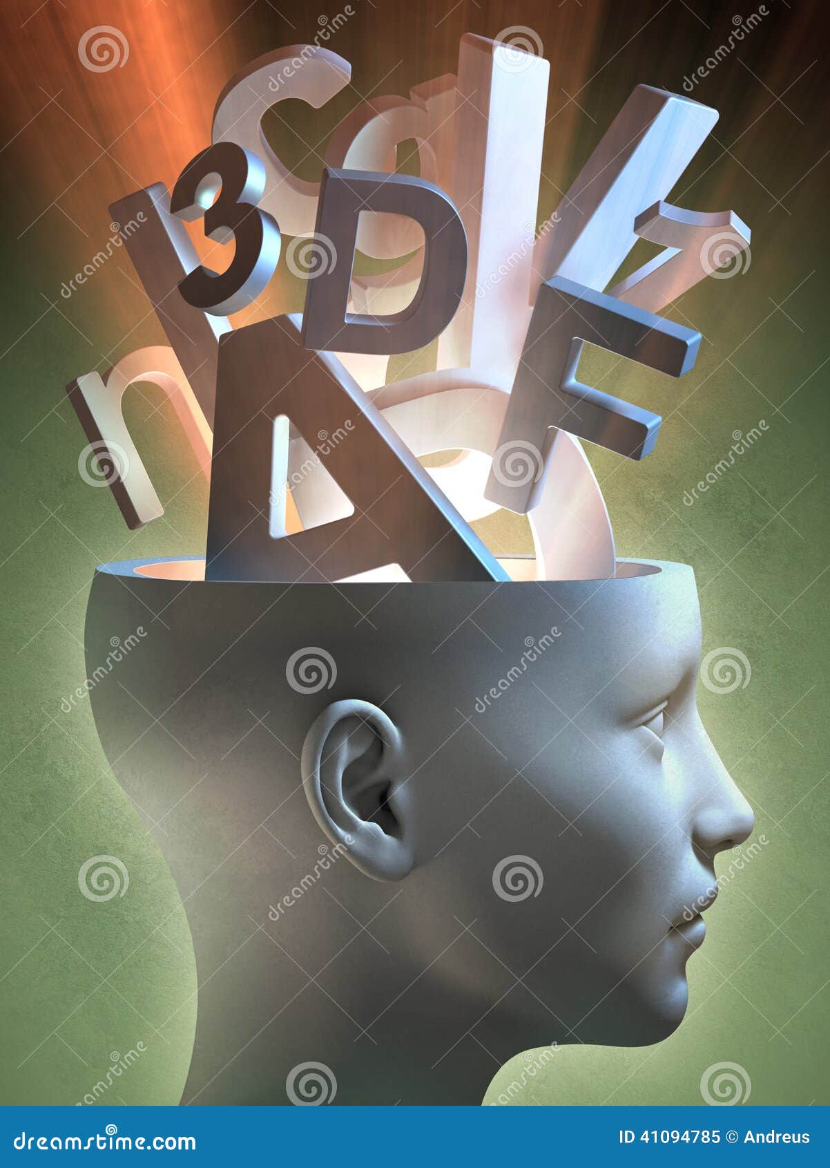 Knowledge stock illustration. Illustration of feed, imagination - 41094785