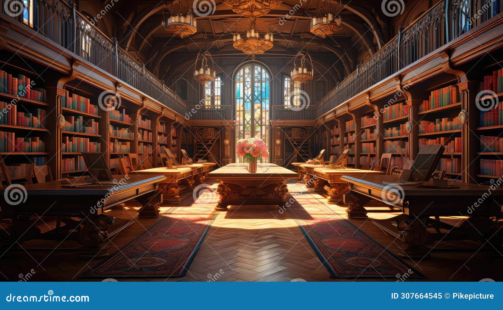 Knowledge library graphics stock illustration. Illustration of ...