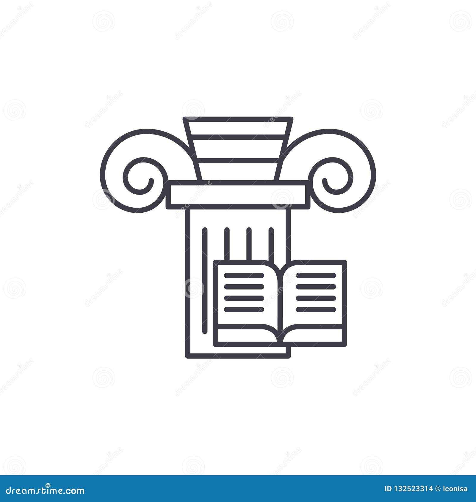 Knowledge Line Icon Concept. Knowledge Vector Linear Illustration ...