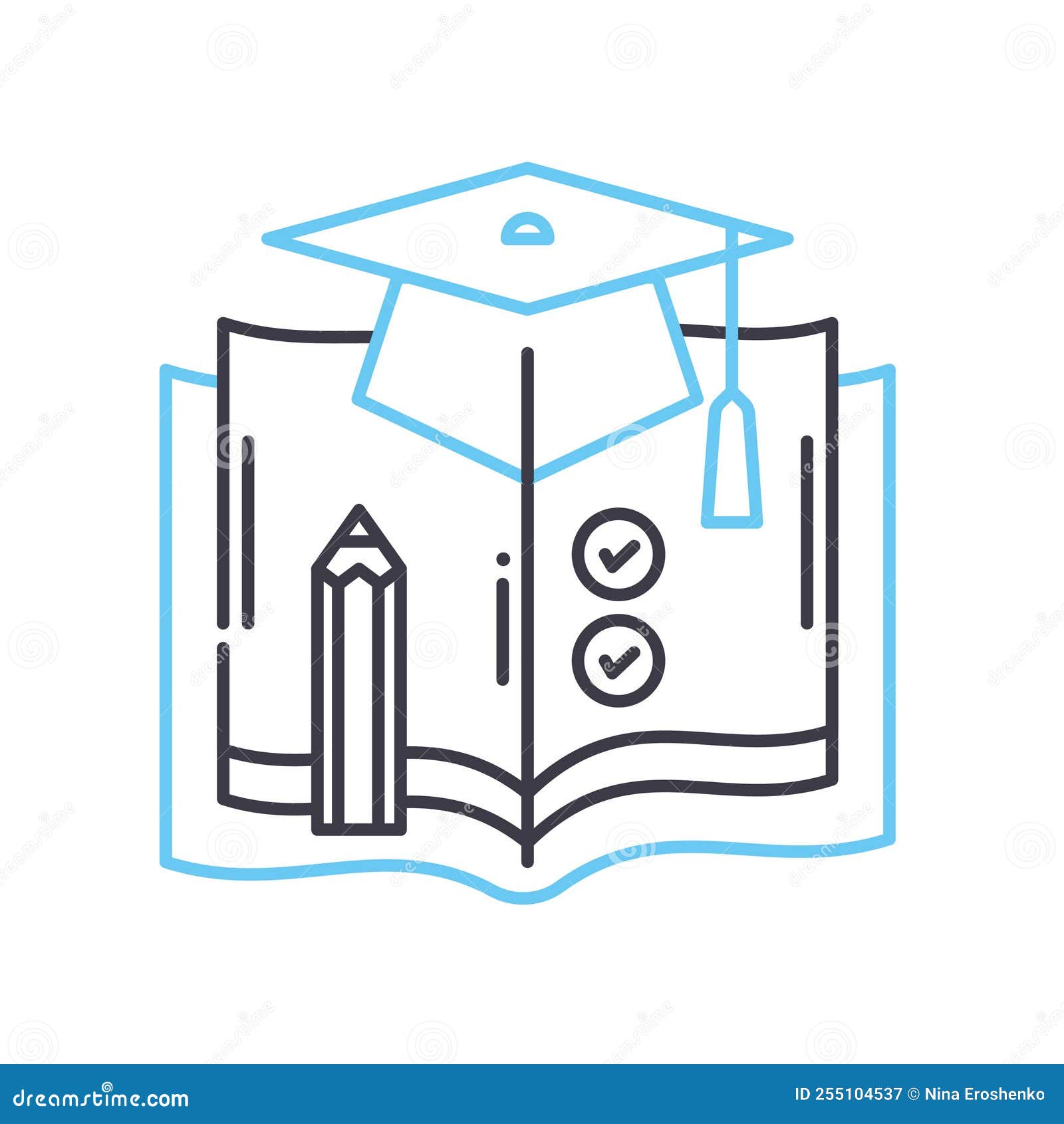 Knowledge Line Icon, Outline Symbol, Vector Illustration, Concept Sign ...