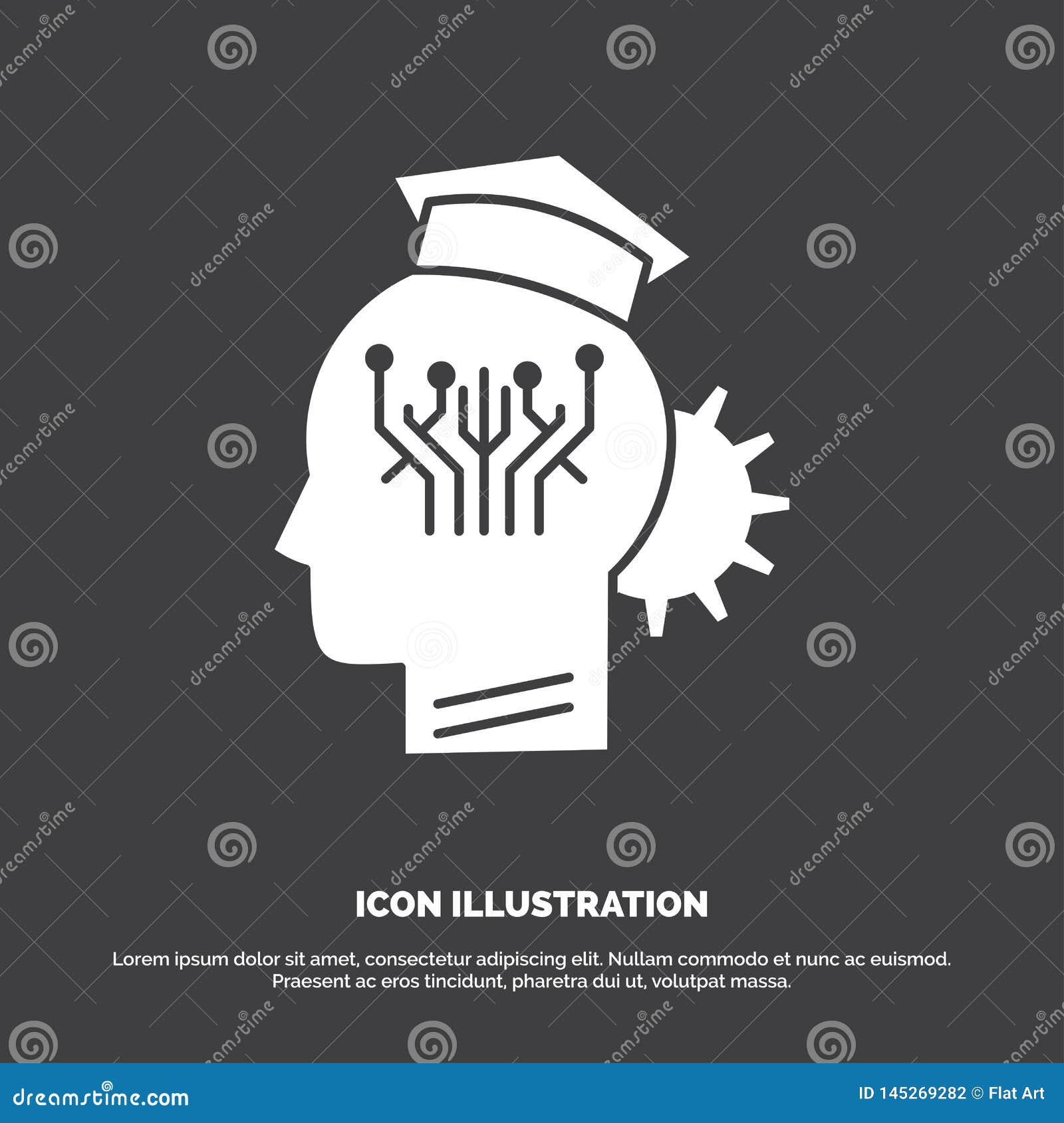 Knowledge, Management, Sharing, Smart, Technology Icon. Glyph Vector ...
