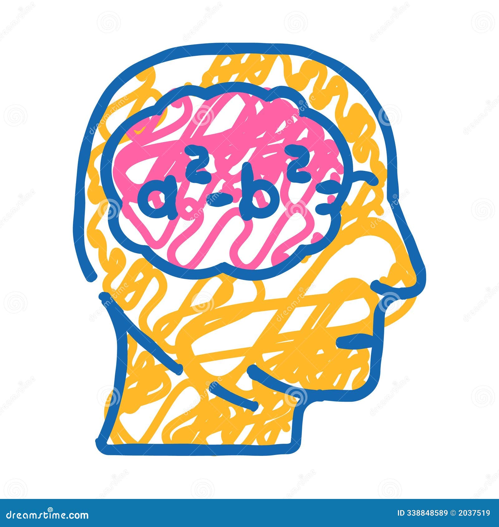 Knowledge Math Science Education Icon Doodle Illustration Stock ...