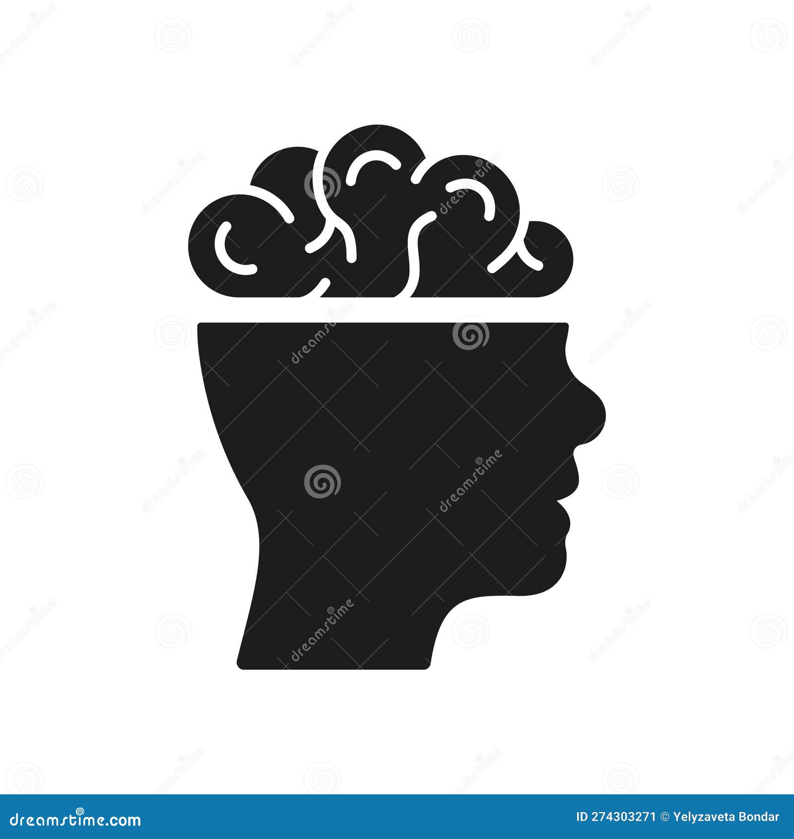 Human Mind Silhouette