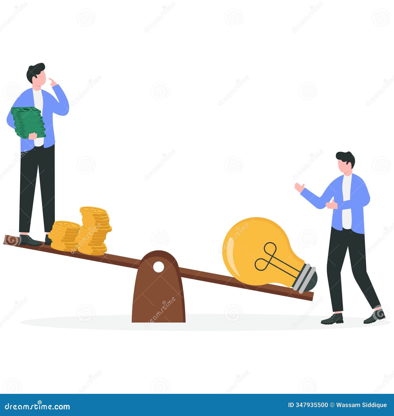 Knowledge is More Important Than Having Lots of Money Concept. Stock ...