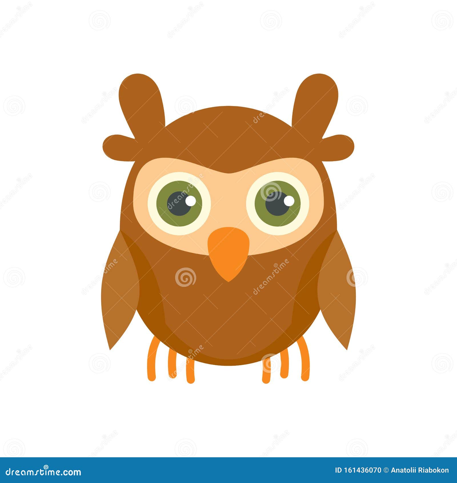 Knowledge Owl Icon, Flat Style Stock Vector - Illustration of academic ...