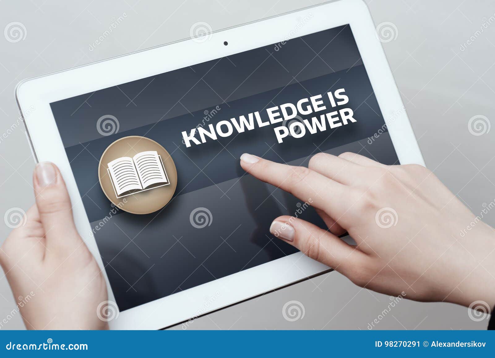 Knowledge is Power Education Business Internet E-learning Concept Stock ...