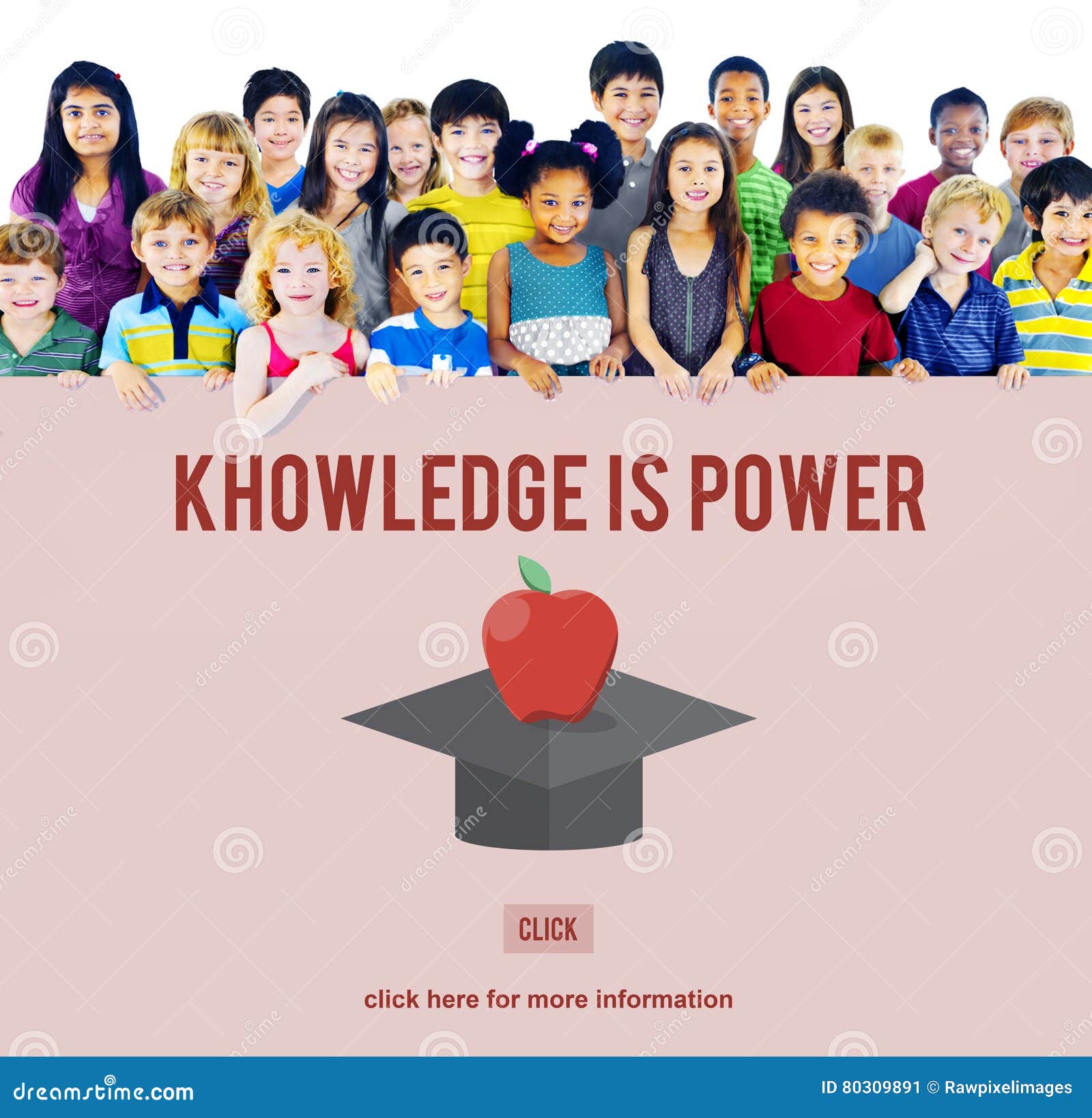 Knowledge is Power Education Graduation Successful Concept Stock Image ...