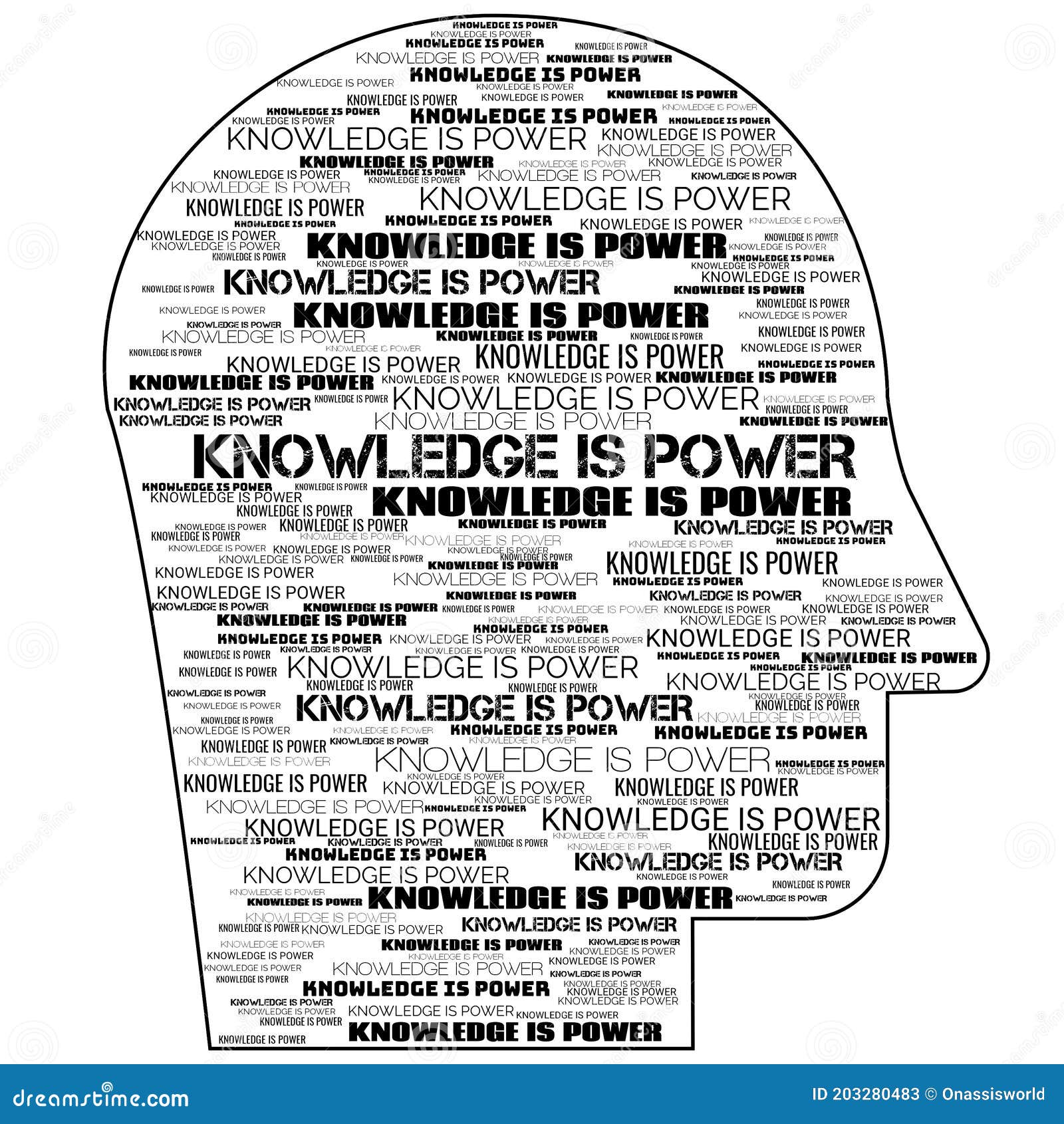 Knowledge is Power. Education Stock Image - Image of future, brains ...