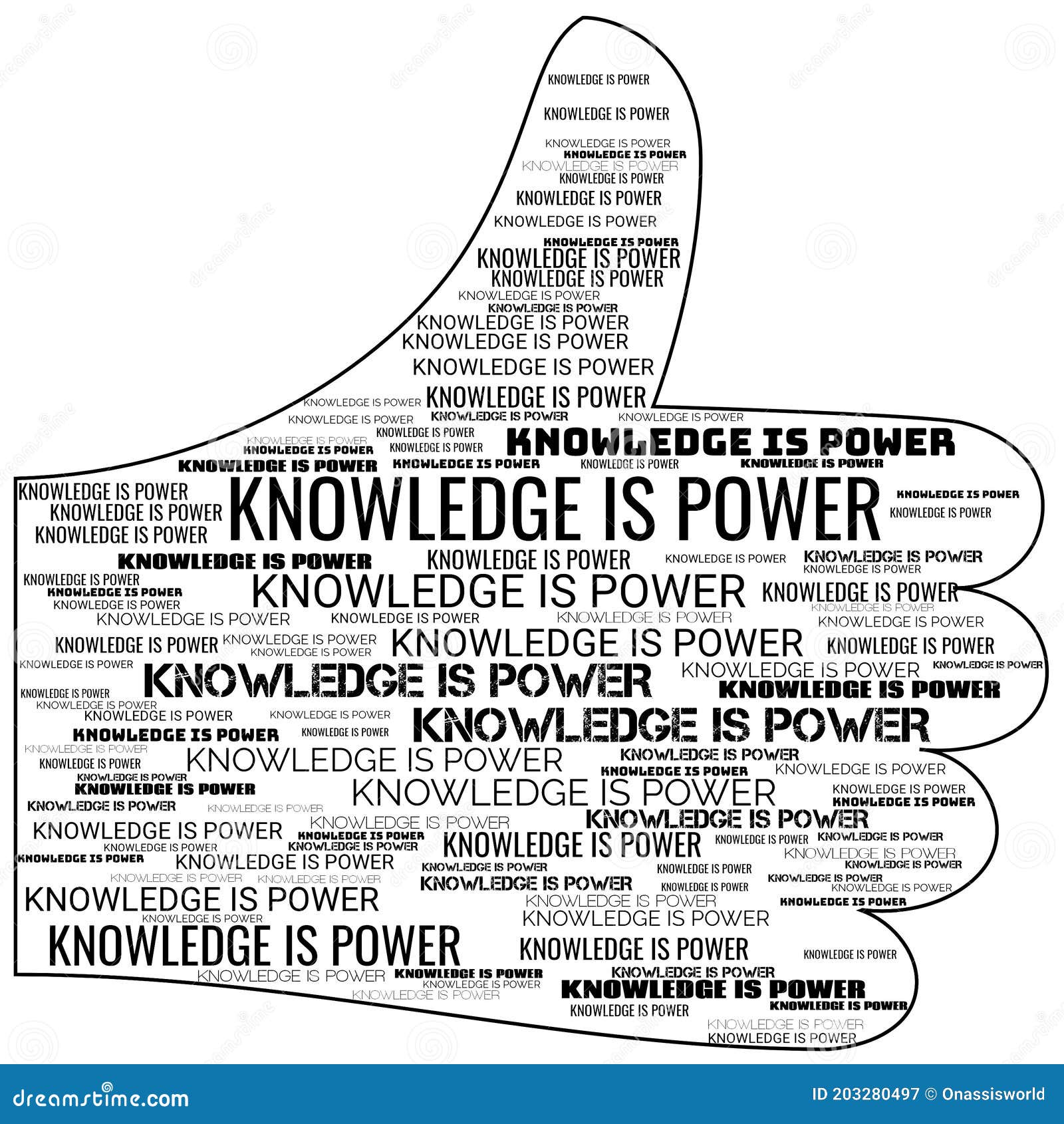 Knowledge is Power. Education Stock Image - Image of knowledge ...
