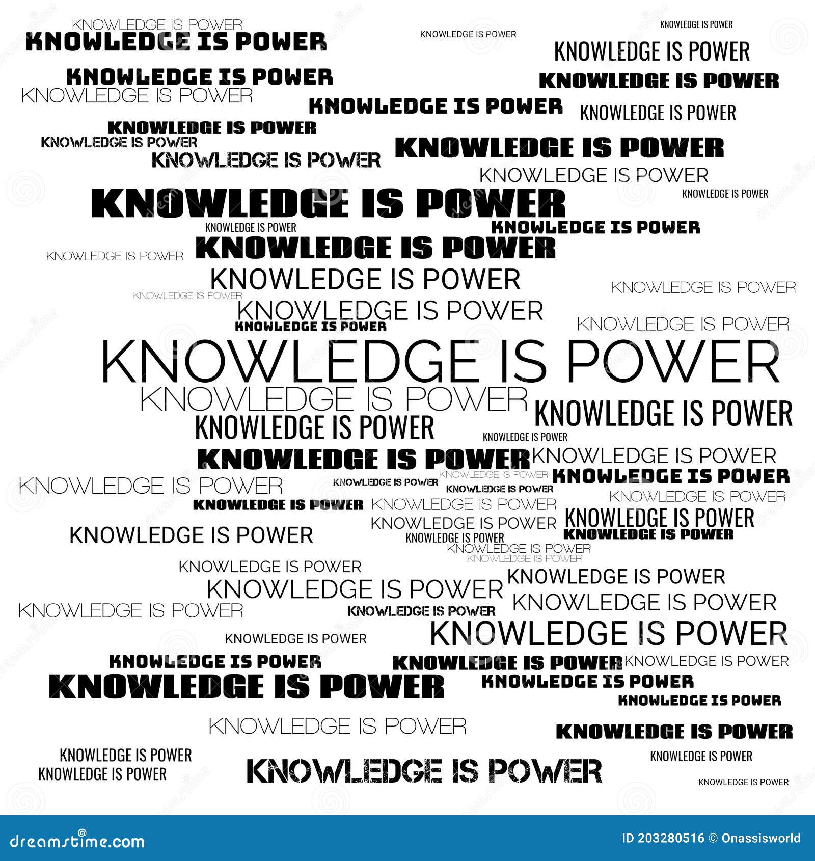 Knowledge is Power. Education Stock Photo - Image of education ...