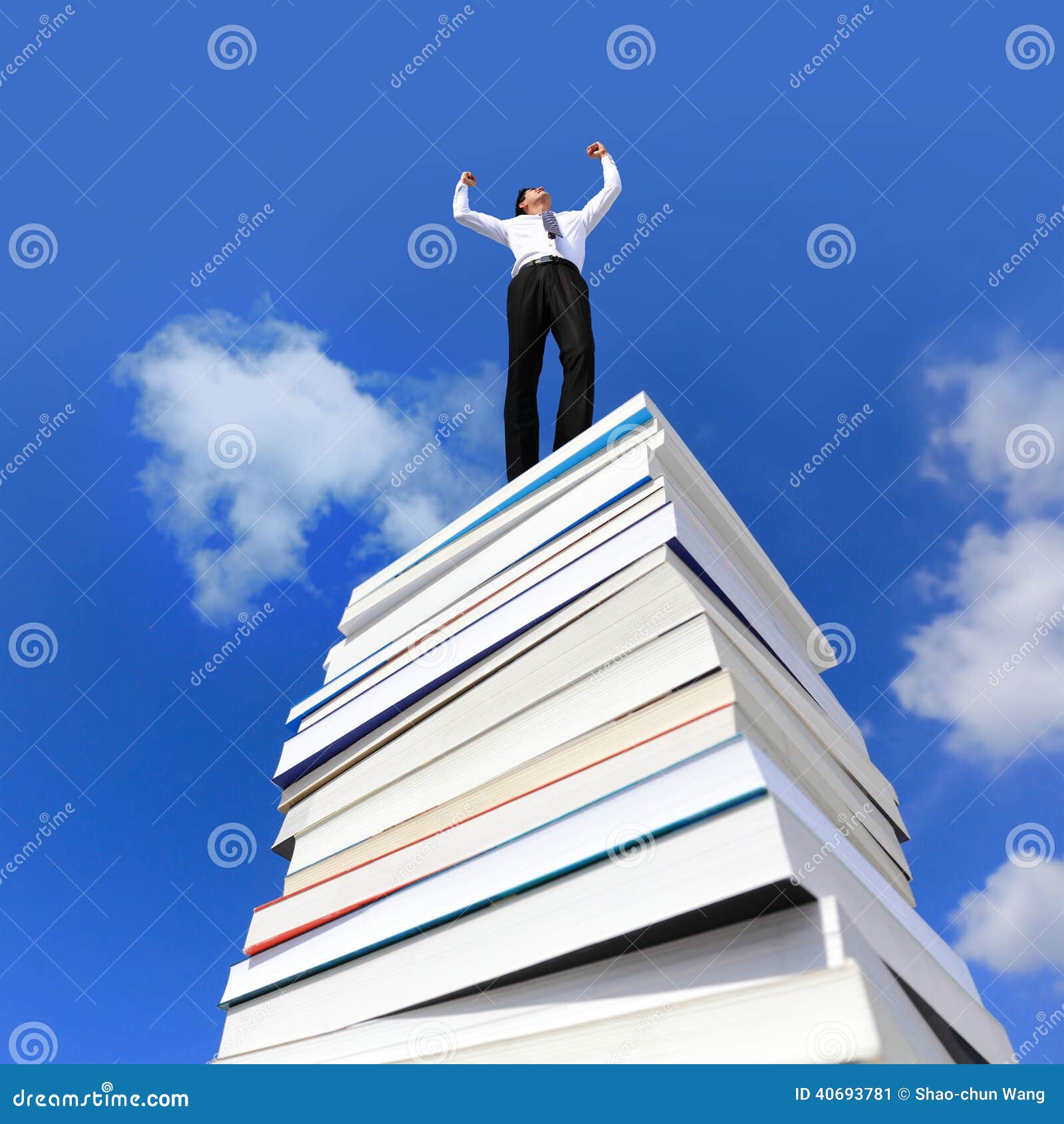 Knowledge is power stock image. Image of european, people - 40693781