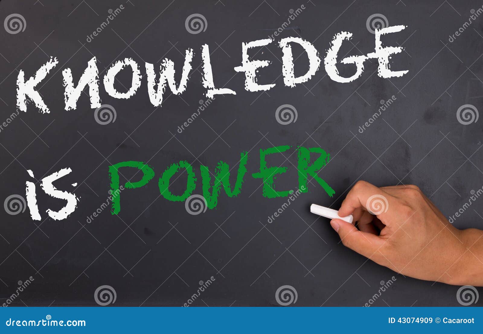Knowledge is power stock image. Image of business, education - 43074909