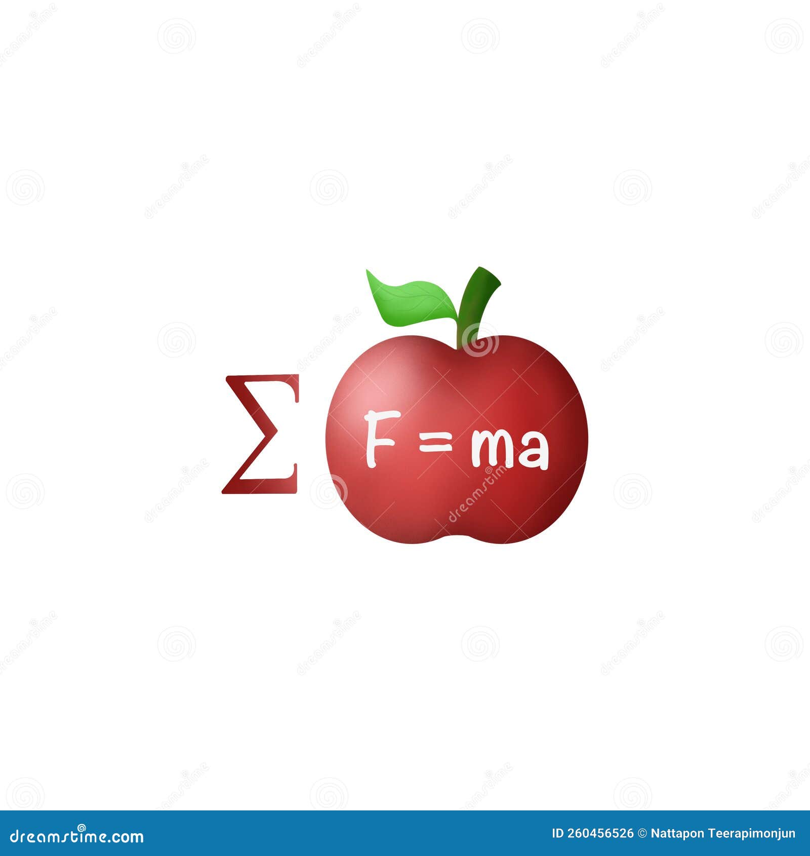 Newton Apple Clipart Border