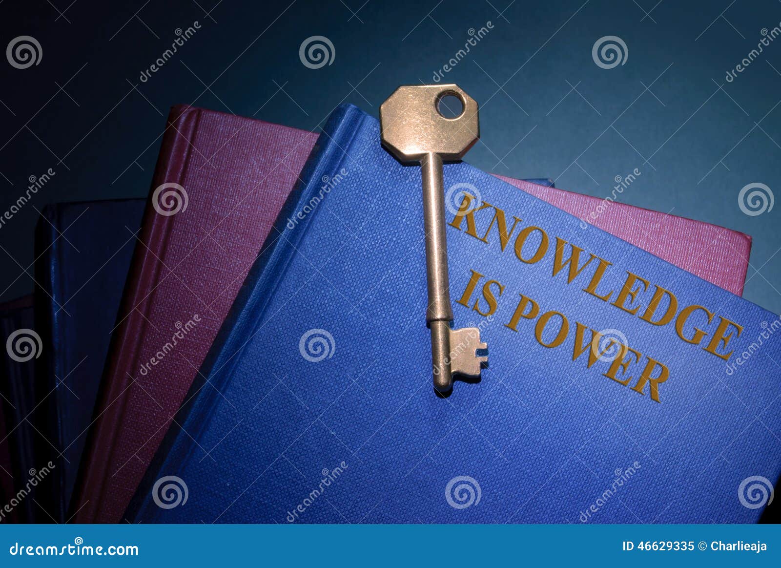 Knowledge is power stock image. Image of learning, study - 46629335