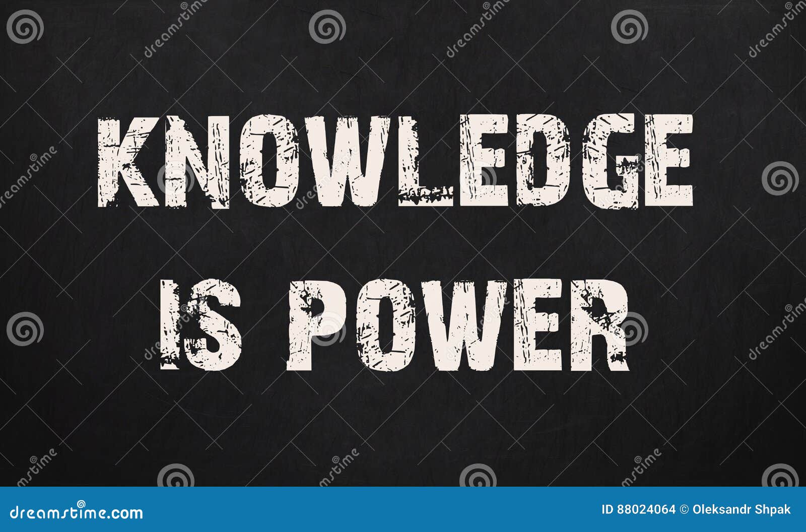 Knowledge is Power Written on a Chalkboard Stock Photo - Image of ...