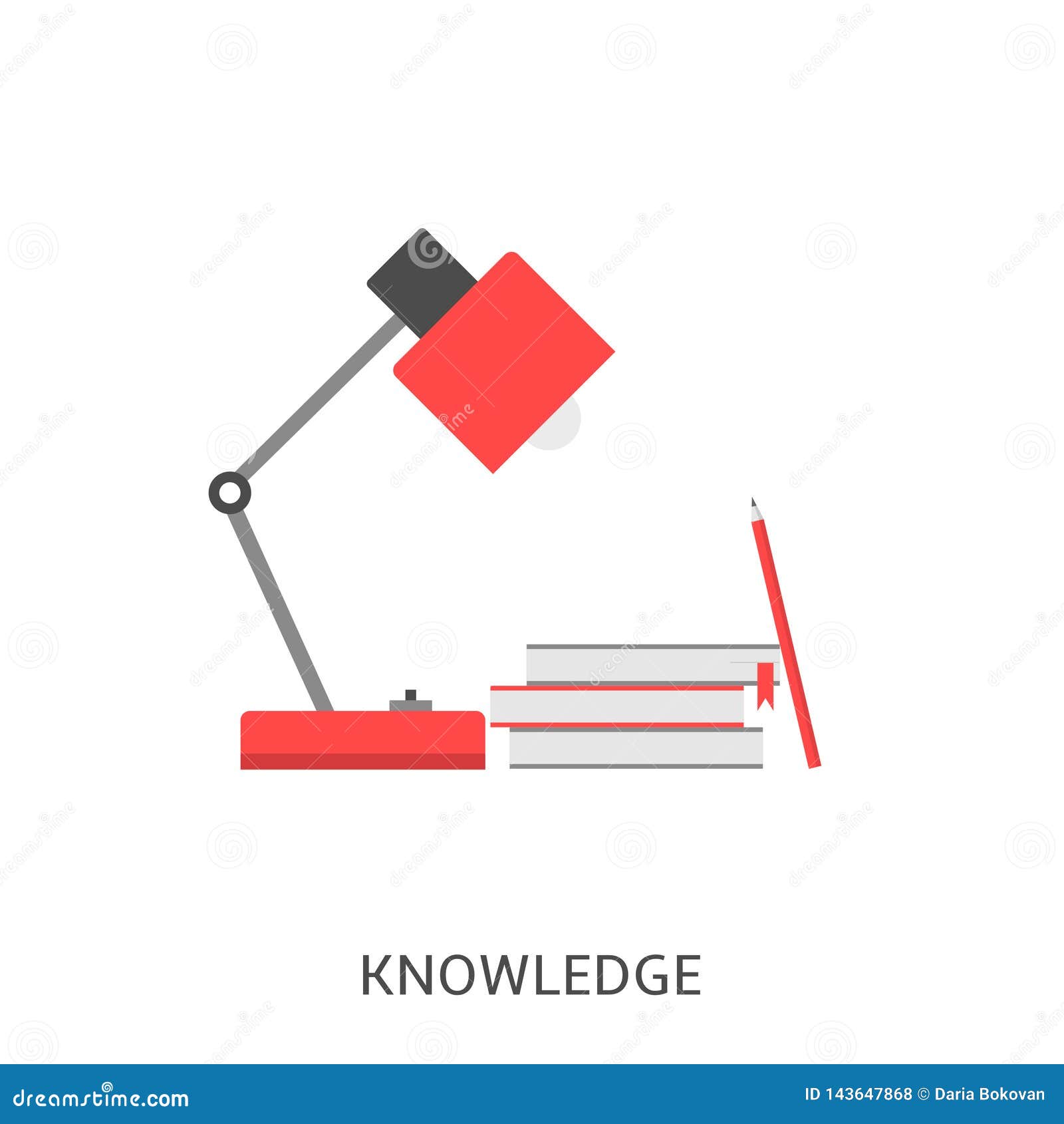 Knowledge vector icon stock vector. Illustration of digital - 143647868